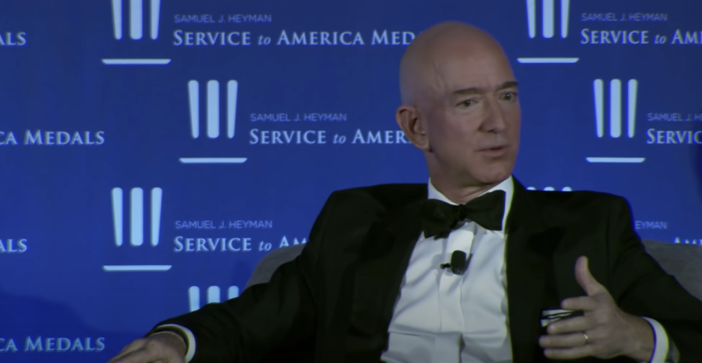 Jeff Bezos on Unsung Heroes - Sammies 2018 • Service to America Medals