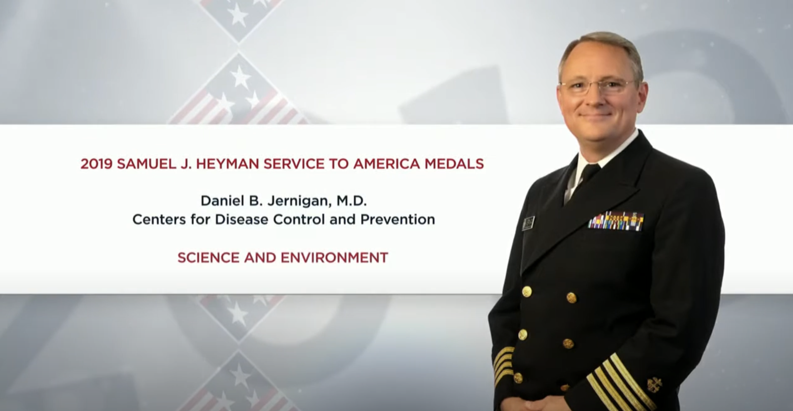 Sammies 2019 Dan Jernigan • Samuel J. Heyman Service to America Medals