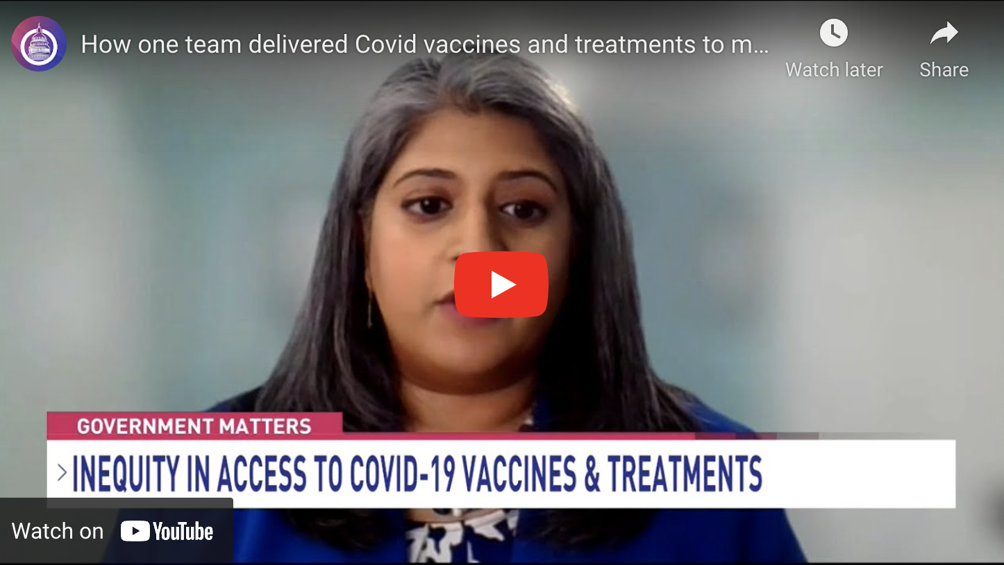 Government Matters: Suma Nair • Samuel J. Heyman Service to America Medals