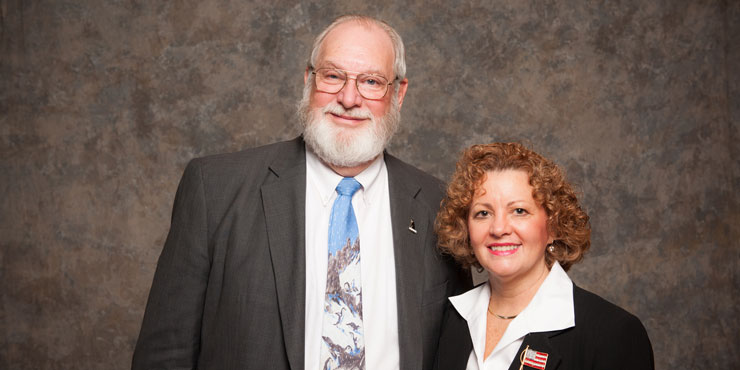 Heidi King and James Battles • Samuel J. Heyman Service to America Medals